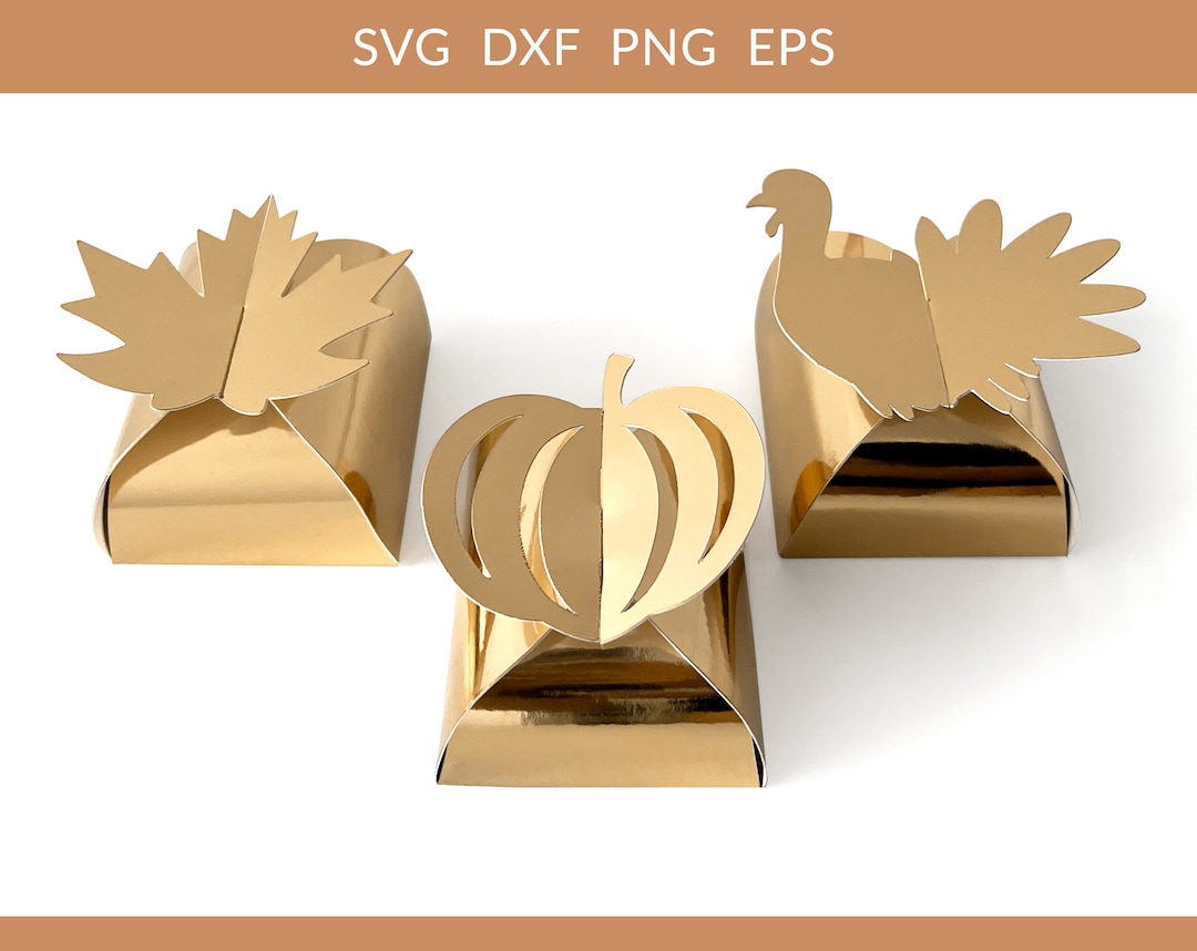 Thanksgiving Box Svg, Thanksgiving Box Template, Thanksgiving Paper Box ...