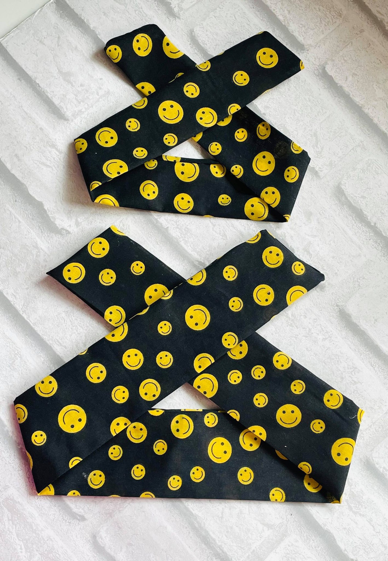 Fun Smiley Inspired Wired Headband/90's Inspired - Etsy UK