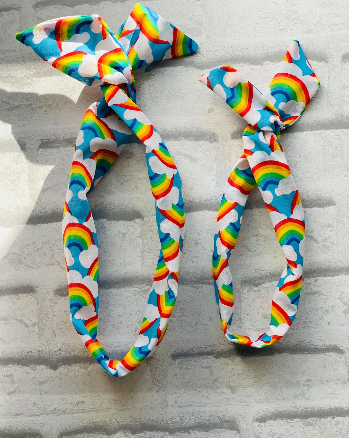 Beautiful Handmade Mini Rainbow Inspired Wired Headband/hair - Etsy