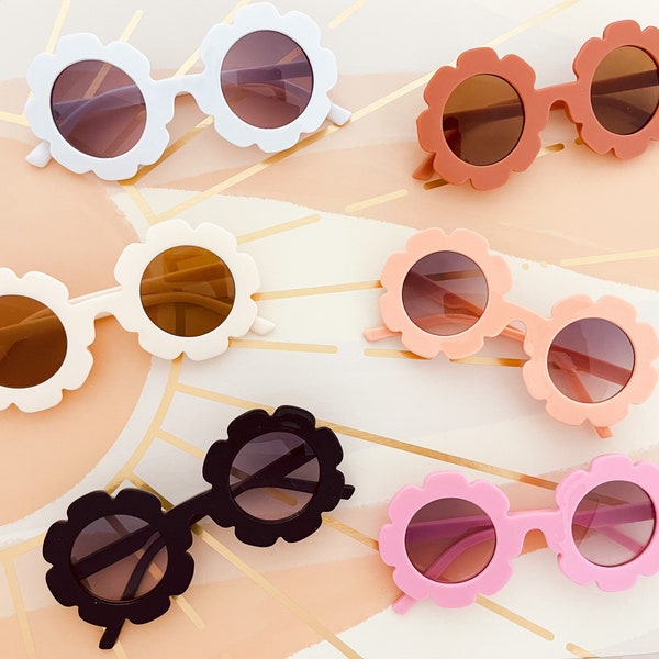 Flower Sunglasses - Etsy