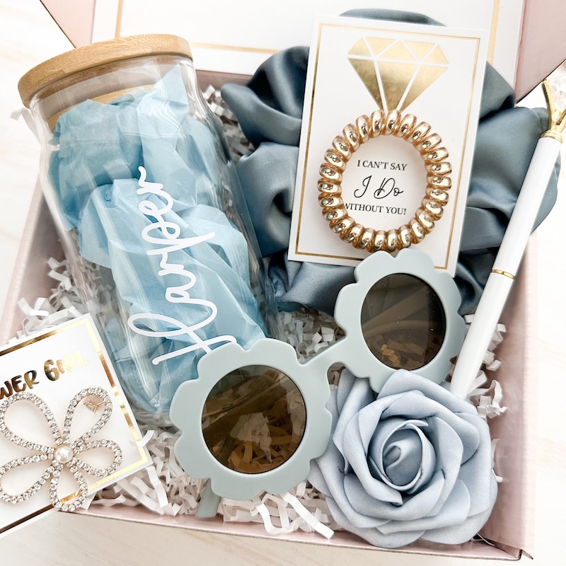 Blue Box Flower Kid - Etsy