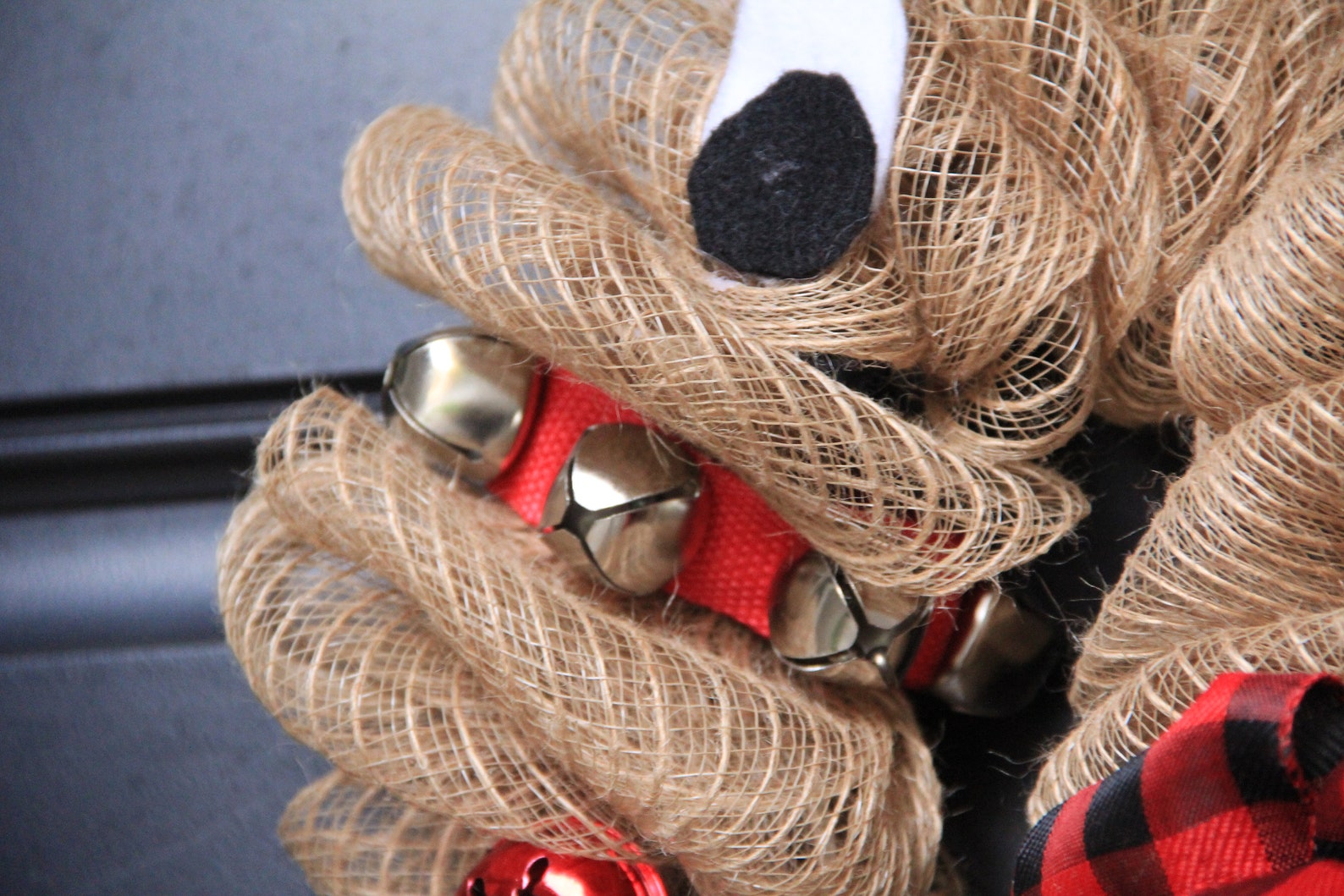 Reindeer Christmas Wreath - Etsy