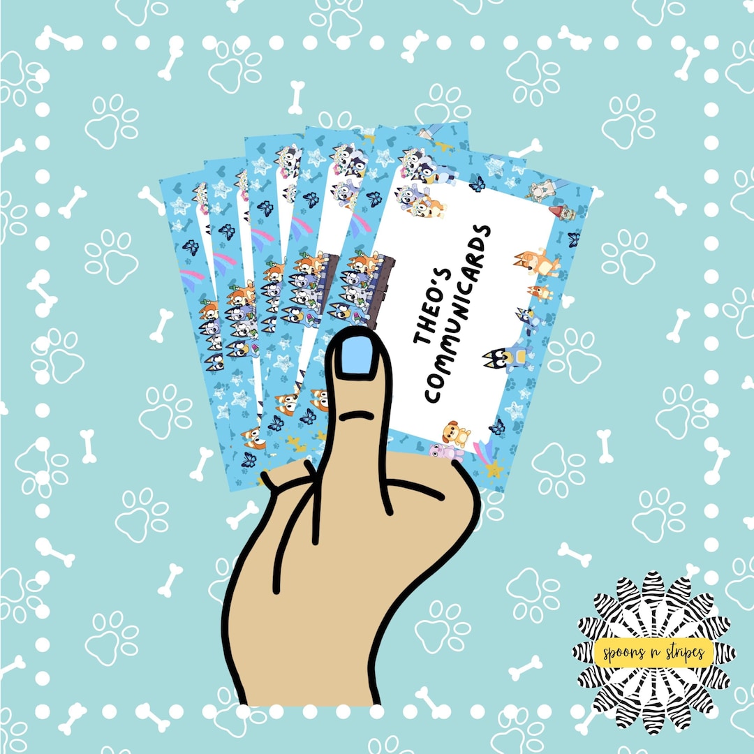 Bluey Communication Cards - Etsy Australia