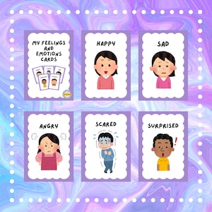 Feelings and Emotions Communication Cards - Etsy