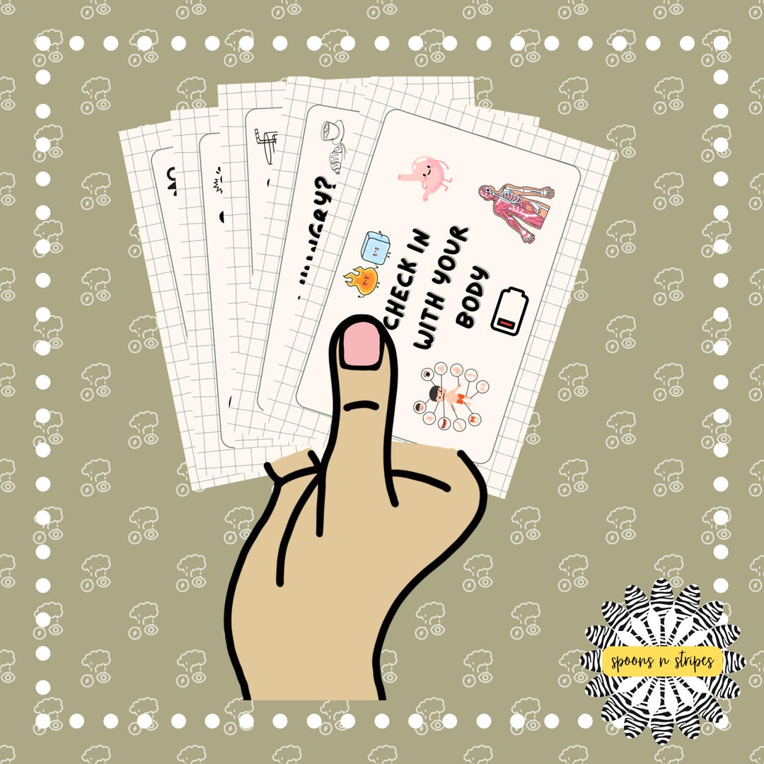 Interoception/body Check in Communication Cards - Etsy
