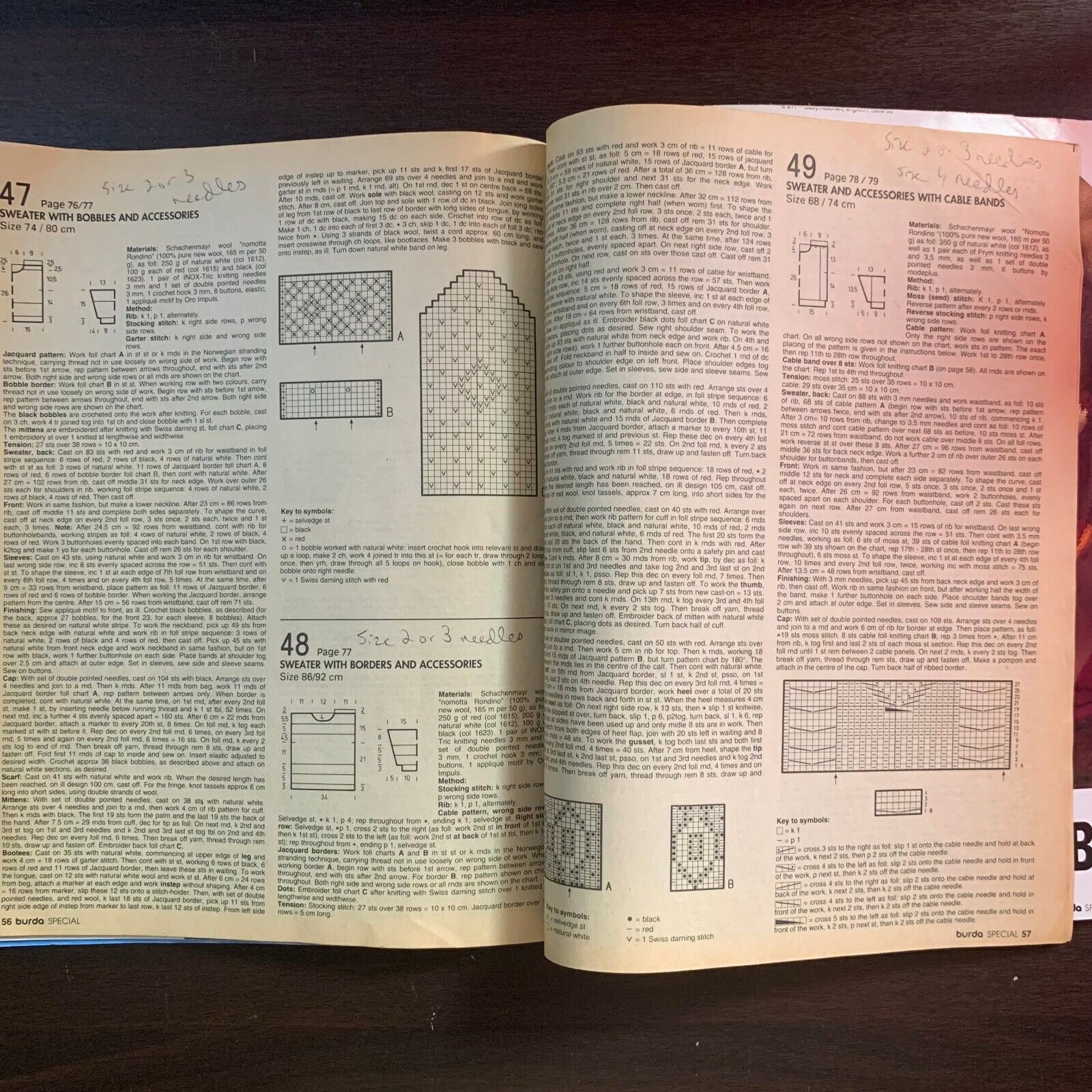 Burda Special Knitting for Baby Magazine WORKING INSTRUCTIONS - Etsy