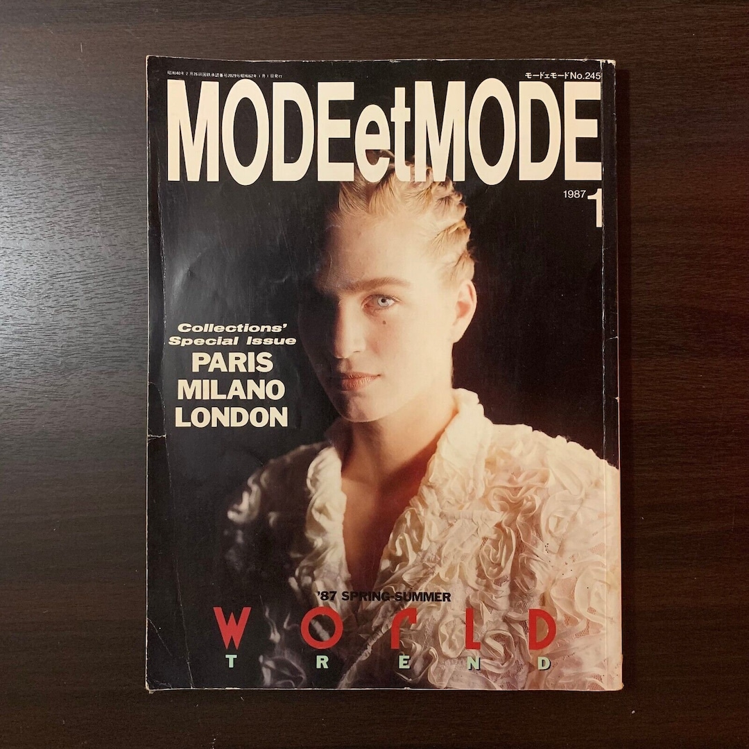 1987 Mode Et Mode Vintage Magazine Japanese Fashion - Etsy