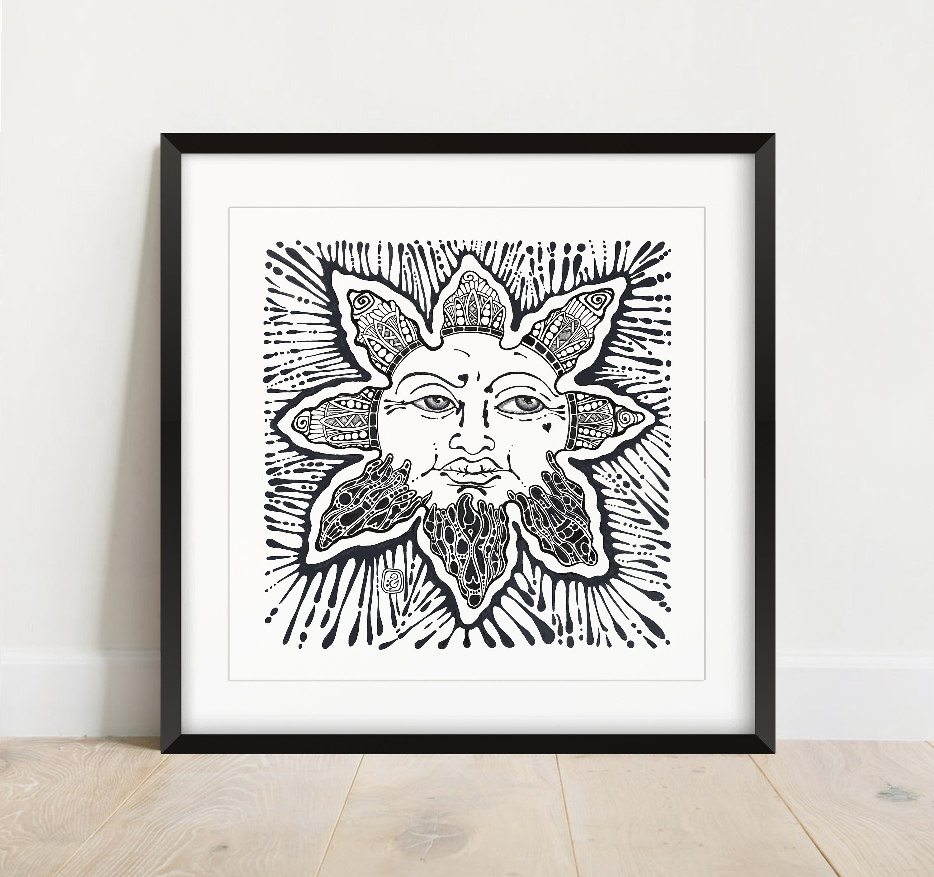 Hippie Sun Drawings