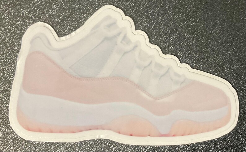 Air Jordan 11 Retro Low "legend Pink " Sneaker Sticker - Etsy