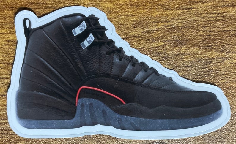 Air Jordan 12 Retro grind Sneaker Sticker - Etsy
