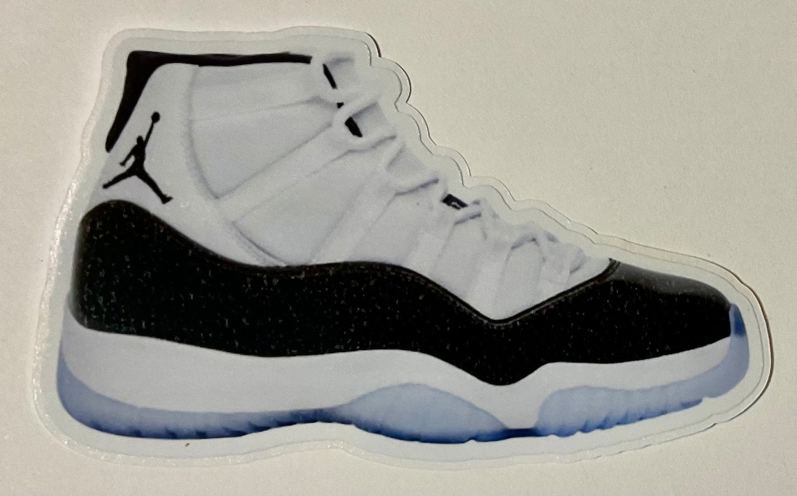 Air Jordan 11 Retro concord Sneaker Sticker - Etsy
