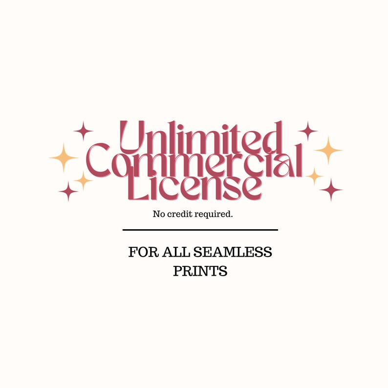 Unlimited Commercial License - Etsy
