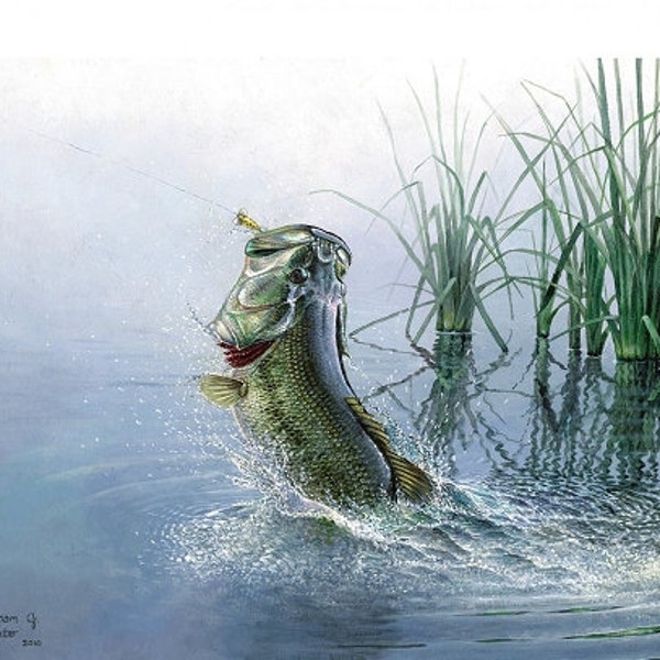 Bass Quilt Panel - Etsy