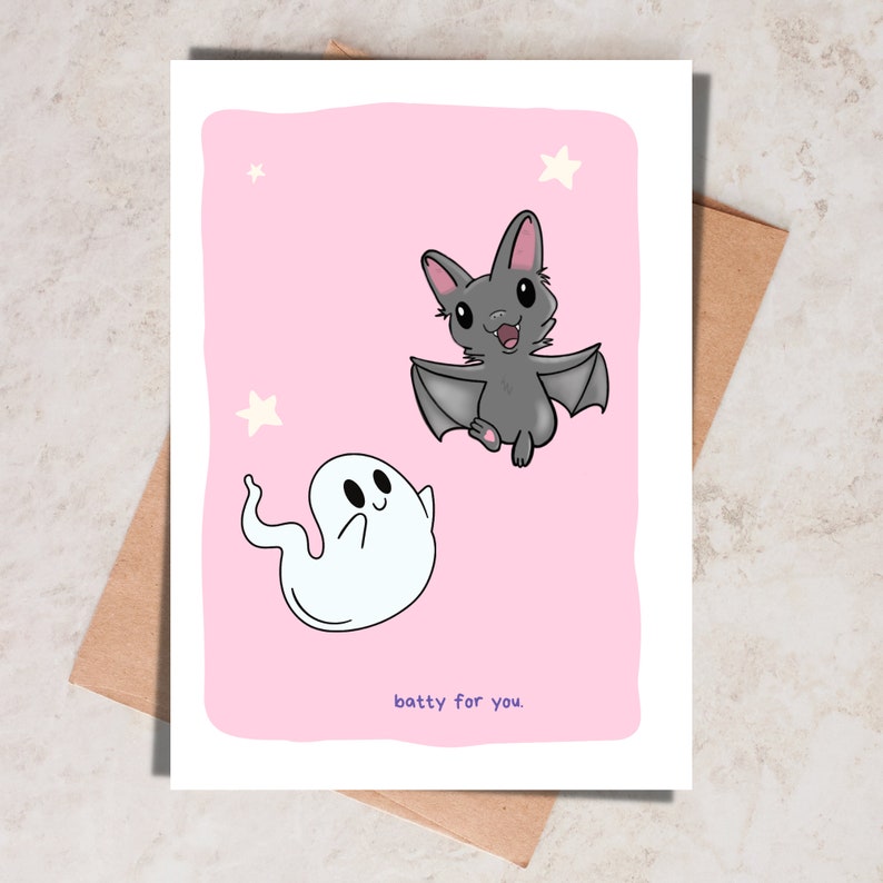 Batty for You Card Downloadable (PNG) - Etsy