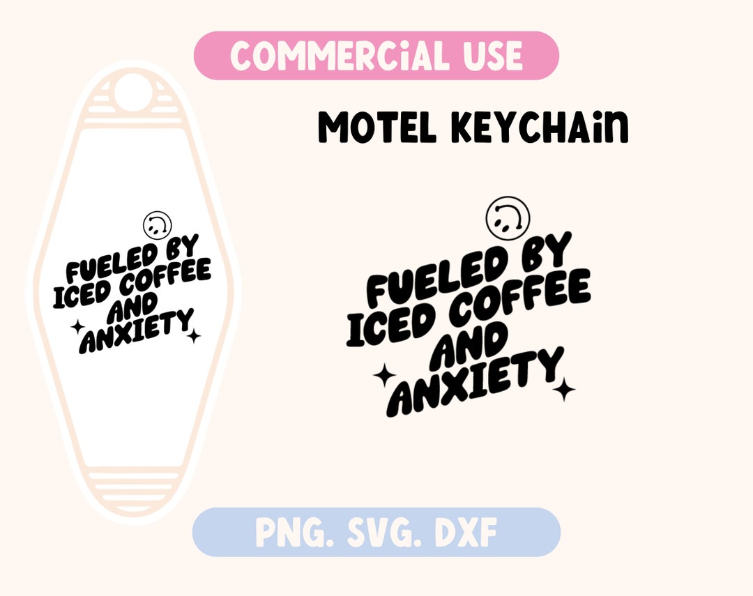 Positive Motel Keychain SVG | SVG Files for Cricut | Hotel Keychain Svg ...