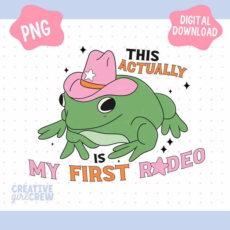 Western Frog Svg - Etsy