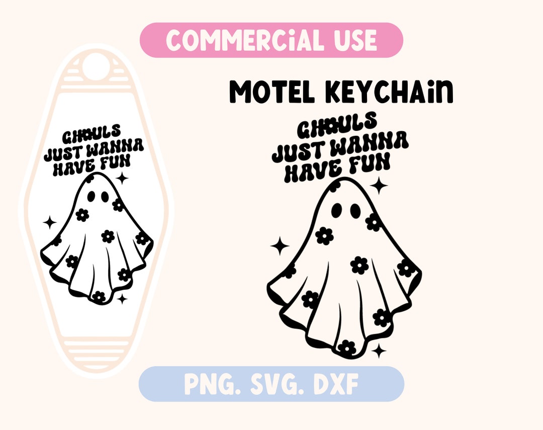 Halloween Motel Keychain SVG | SVG Files for Cricut | Hotel Keychain ...