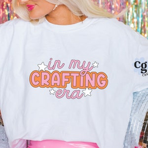 In My Crafting Era PNG File | Trendy Crafting Sublimation Design for ...
