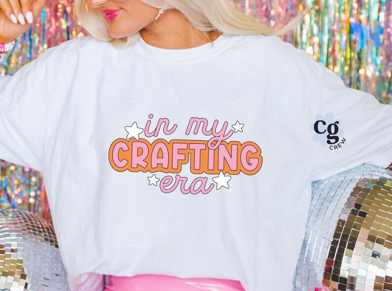 In My Crafting Era PNG File | Trendy Crafting Sublimation Design for ...