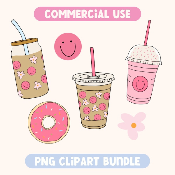 Coffee Clipart - Etsy