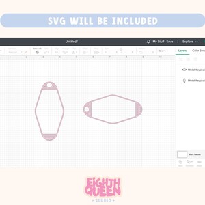 Motel Keychain Template Presized | SVG Files for Cricut | Hotel ...
