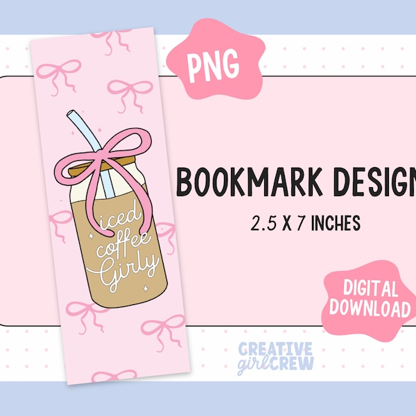 Coquette Bookmark Printable - Etsy