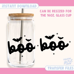 Spooky Boo SVG & PNG File | Ghost Halloween Design for Motel Keychain ...