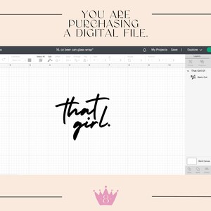 That Girl Svg & Png Files | Coffee Cup Design Svg | Black Girl SVG ...