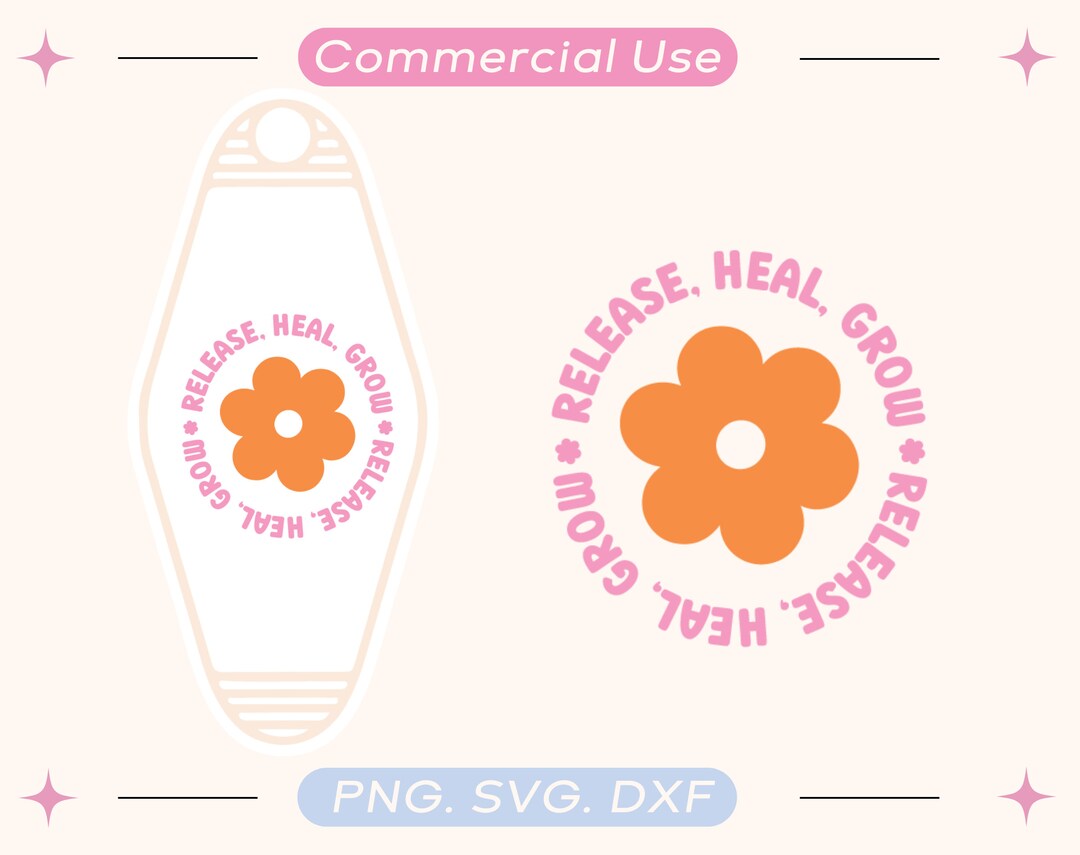 Positive Motel Keychain SVG | SVG Files for Cricut | Hotel Keychain Svg ...