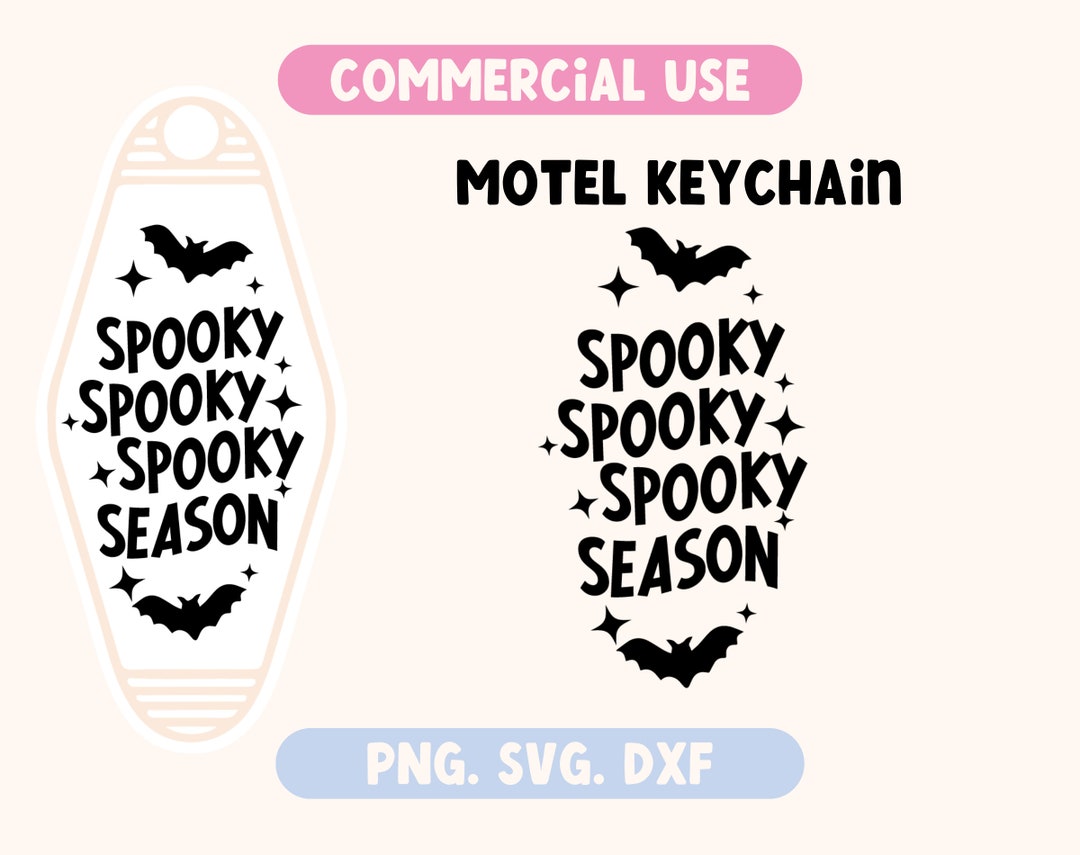 Halloween Motel Keychain SVG | SVG Files for Cricut | Hotel Keychain ...