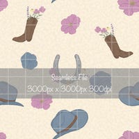 Black and White Checkered Western Seamless File | Digital Download Only ...