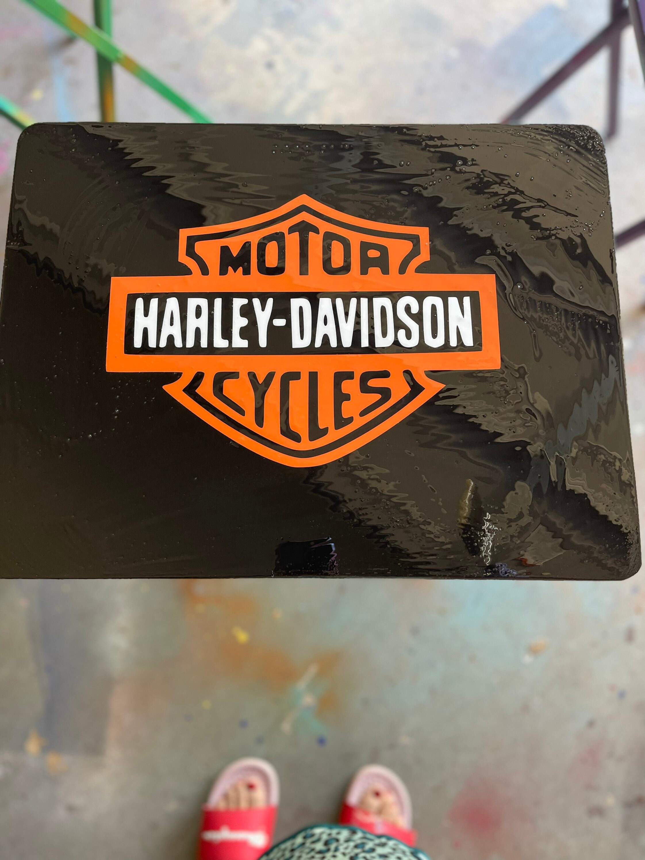 Harley Dinner Tray Tray Table Motorcycle Tray Table - Etsy