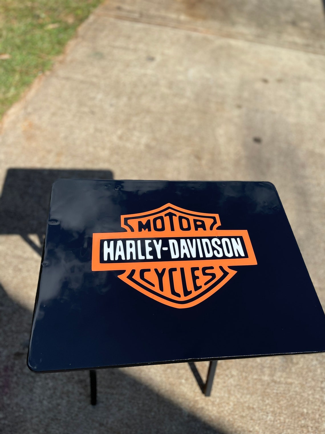 Harley Dinner Tray Tray Table Motorcycle Tray Table - Etsy