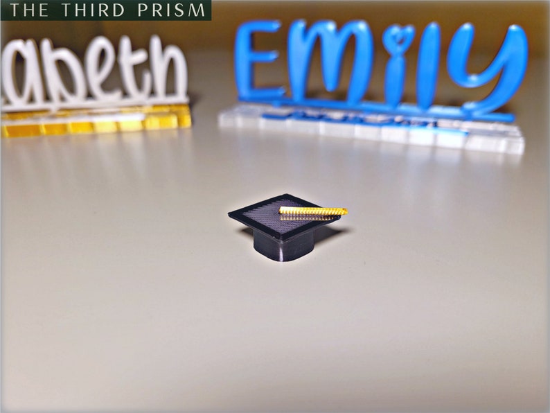 Graduation Name Plate With Graduation Date and Hat - Etsy