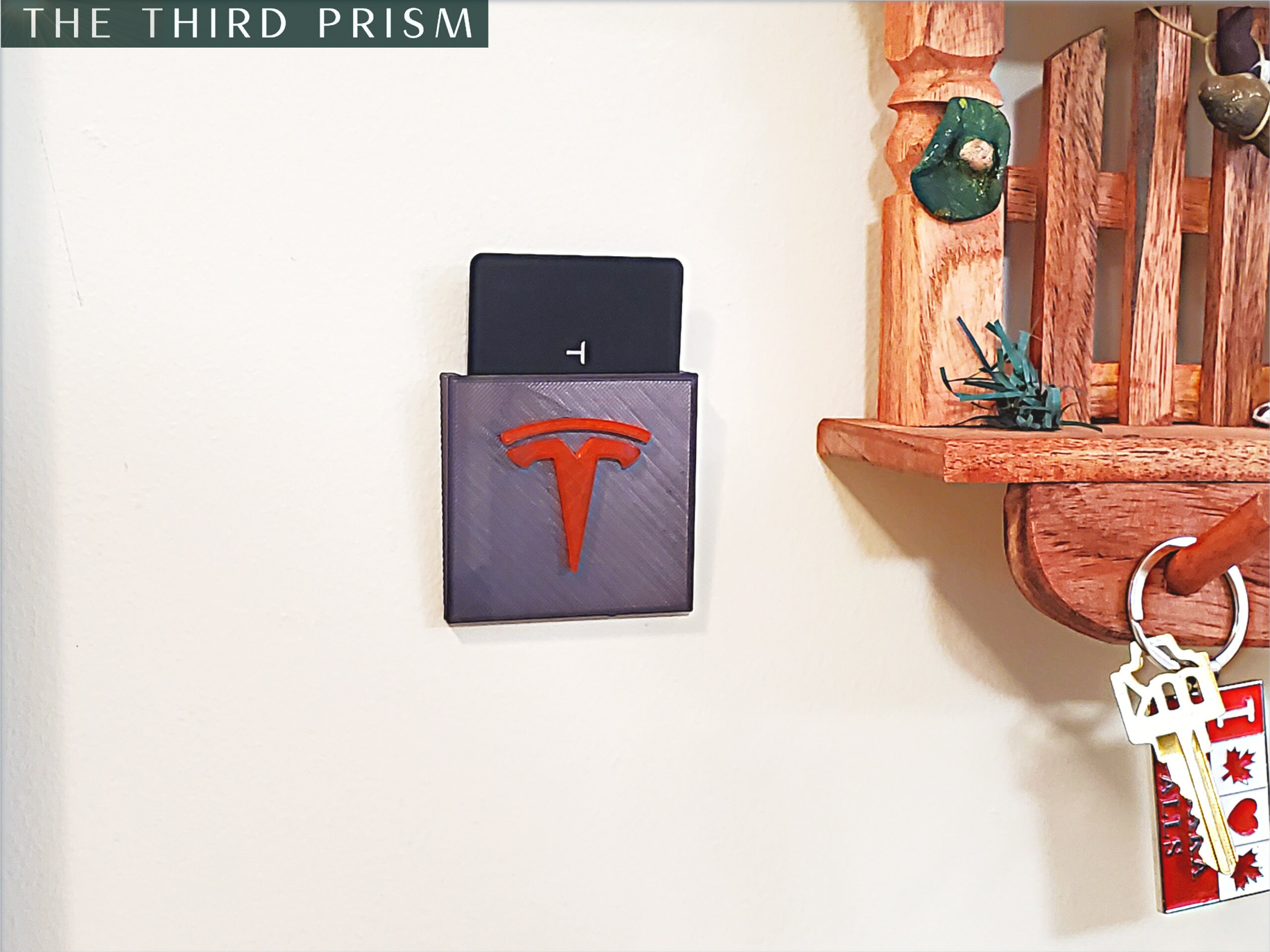 Tesla Key Card Holder-wall Mount | Tesla Accessories | Key Holder ...