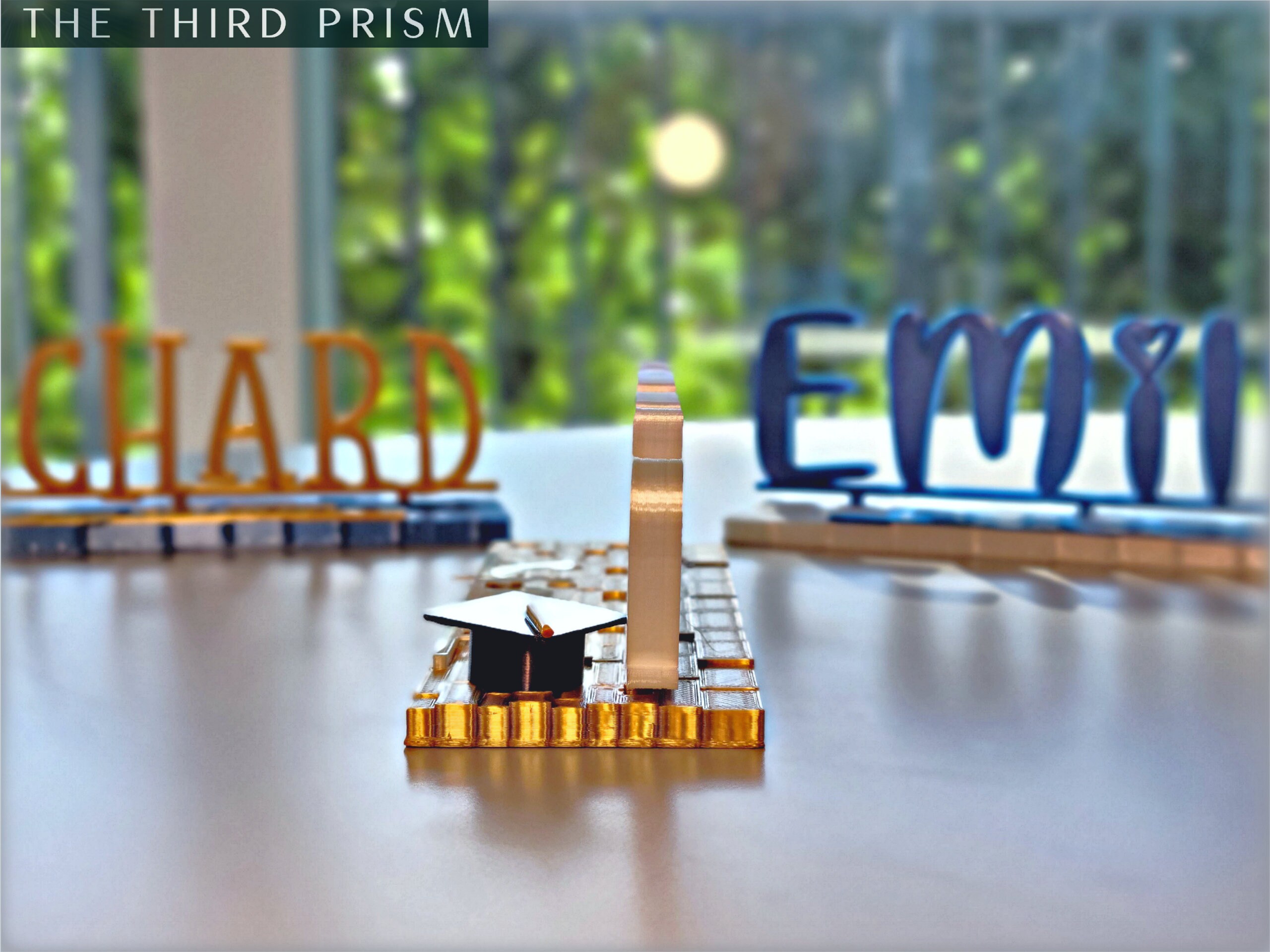 Graduation Name Plate With Graduation Date and Hat | Etsy