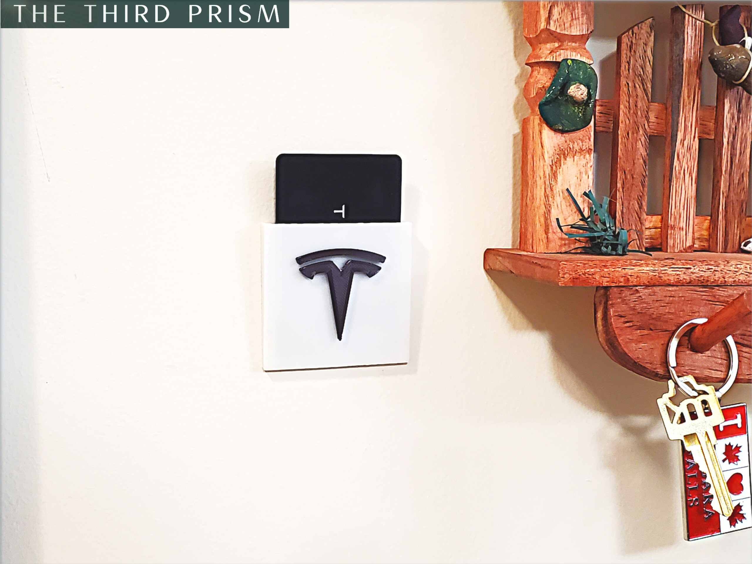 Tesla Key Card Holder-wall Mount | Tesla Accessories | Key Holder ...