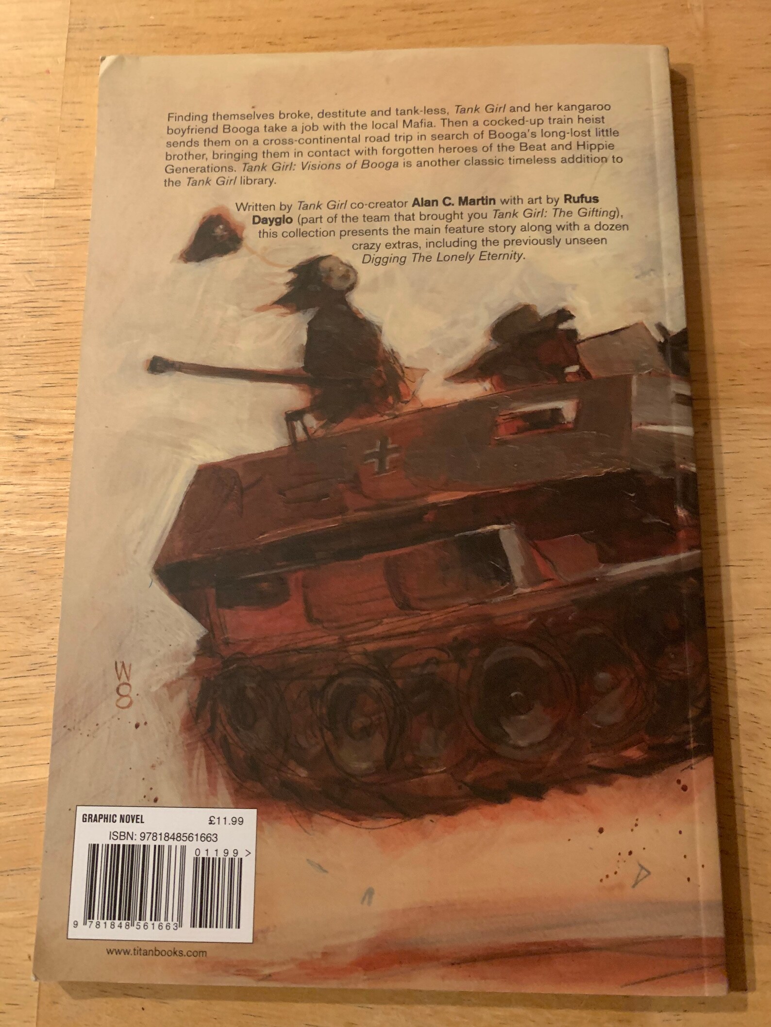 Tank Girl: Visions of Booga. Comic by Rufus Dayglo & Alan Martin 2008 ...