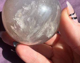 Large Rare Blue Rose Quartz Sphere | Etsy