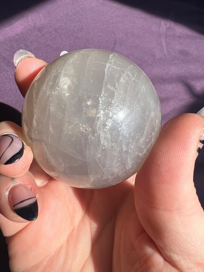 Rare Blue Rose Quartz Sphere - Etsy