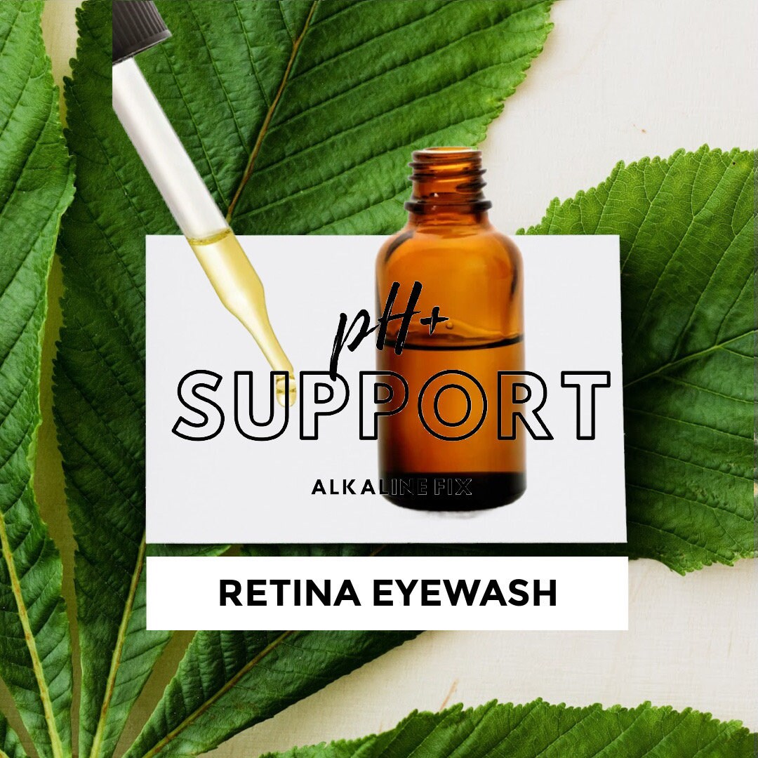 VISION Eye Wash Tincture, Retina Support, Cell Food, Organic Vegan Non ...
