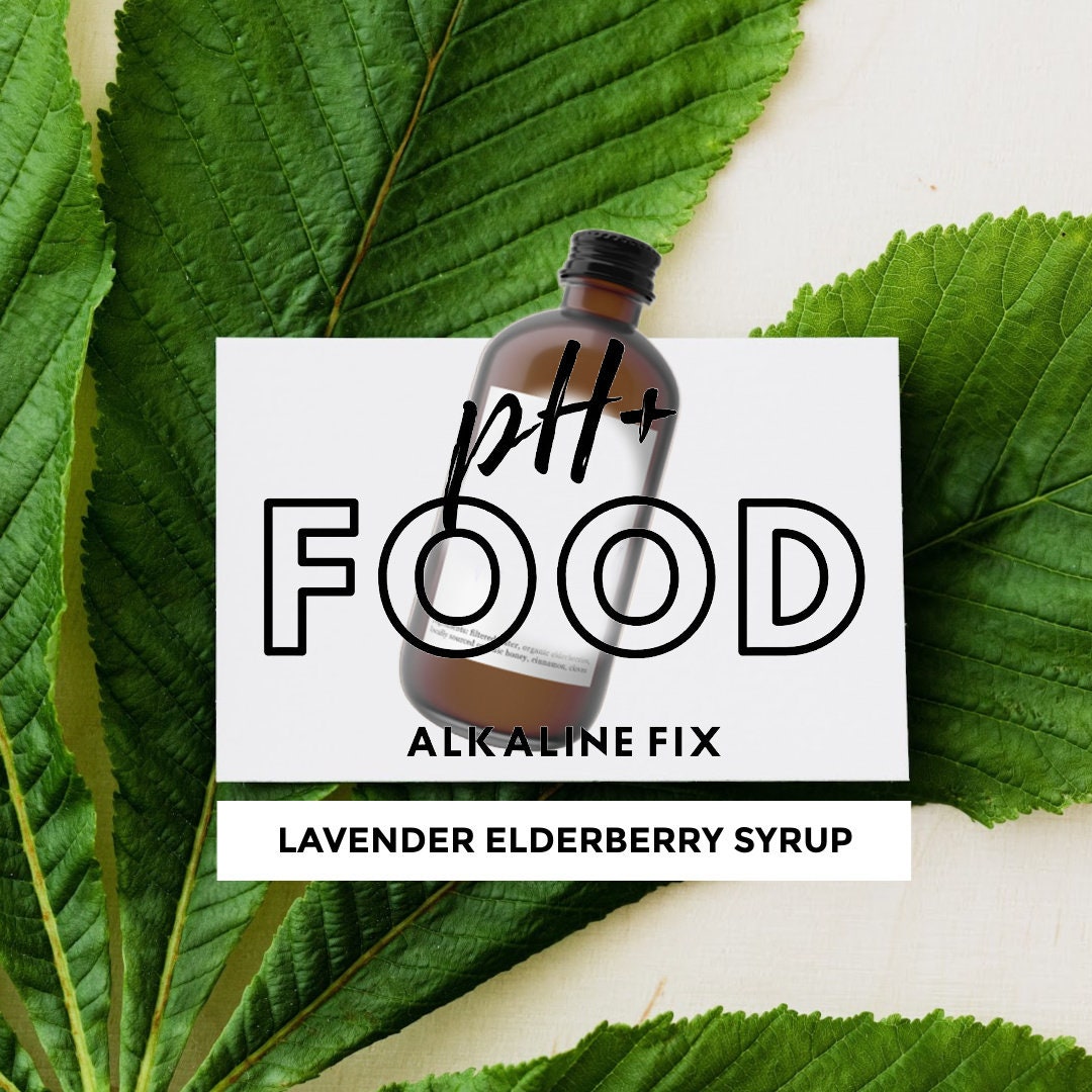 Lavender Elderberry Syrup, Local Georgia Sourced, Sebian High Ph Diet ...