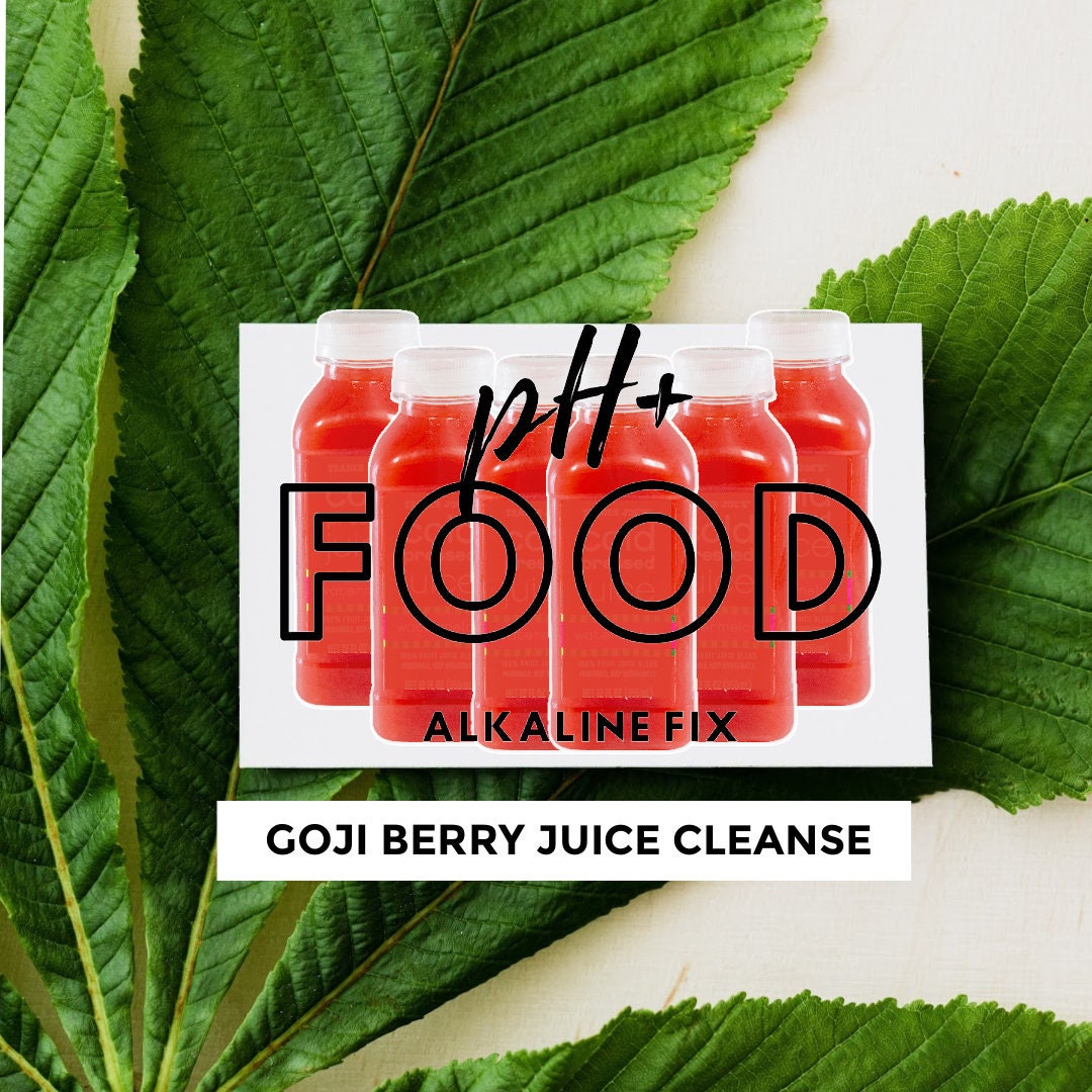 Alkaline Goji Berry Glow Cleanse, 1 Day, 3 Day, or 5 Day Botanically ...