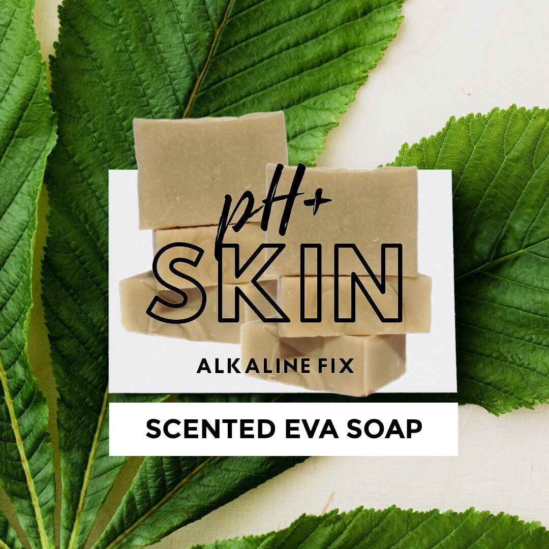New SCENTED EVA Soap, Herbal Infused Alkaline Bar, Skin Minerals, Hemp ...