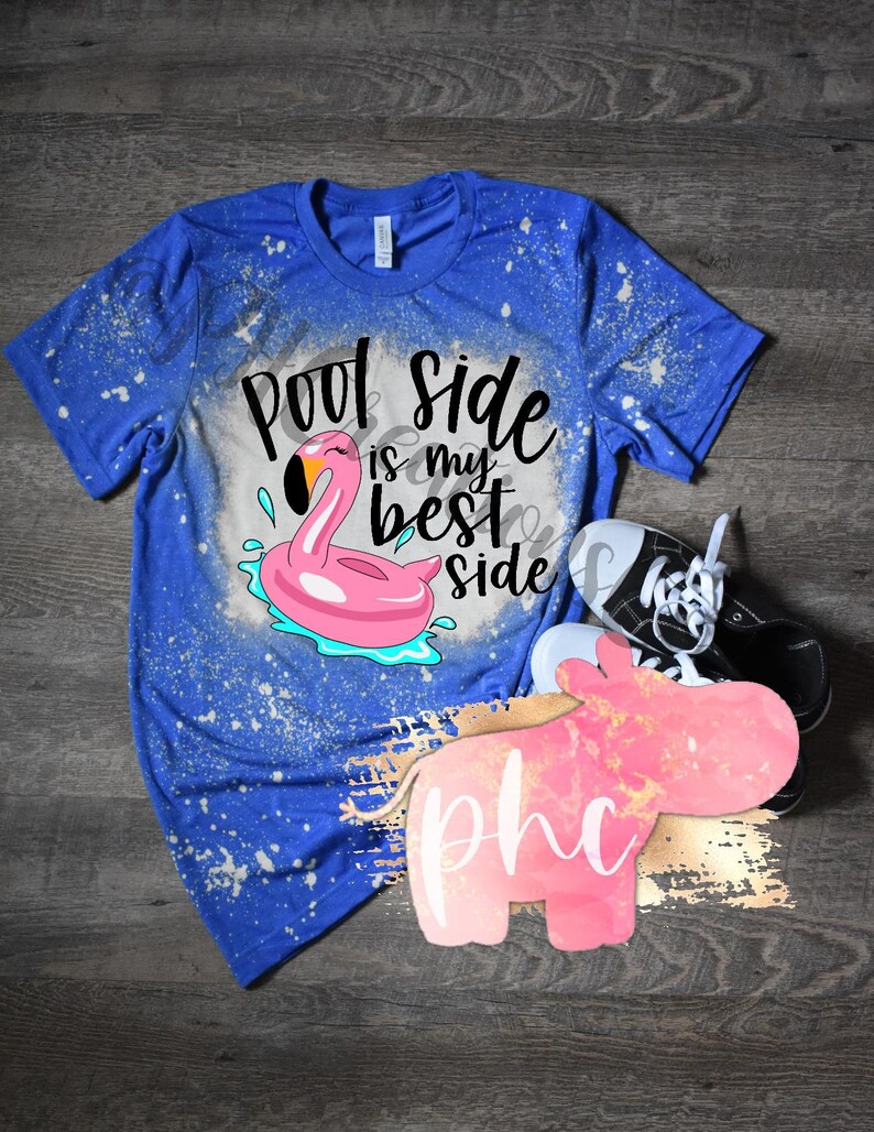 Poolside is My Best Side Tee - Etsy