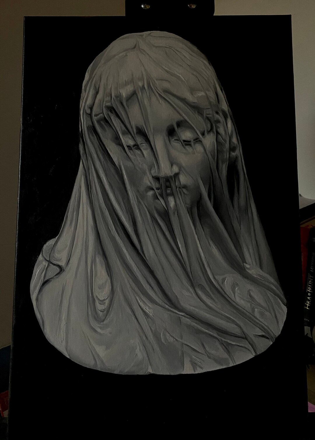 The Veiled Virgin Painting - Etsy