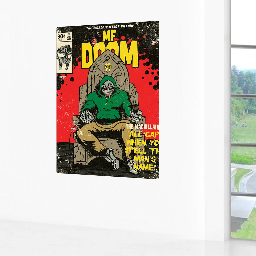 MF DOOM Aluminum Dye Sub Panel - Etsy