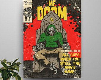 Mf Doom Poster 24x36 | Etsy