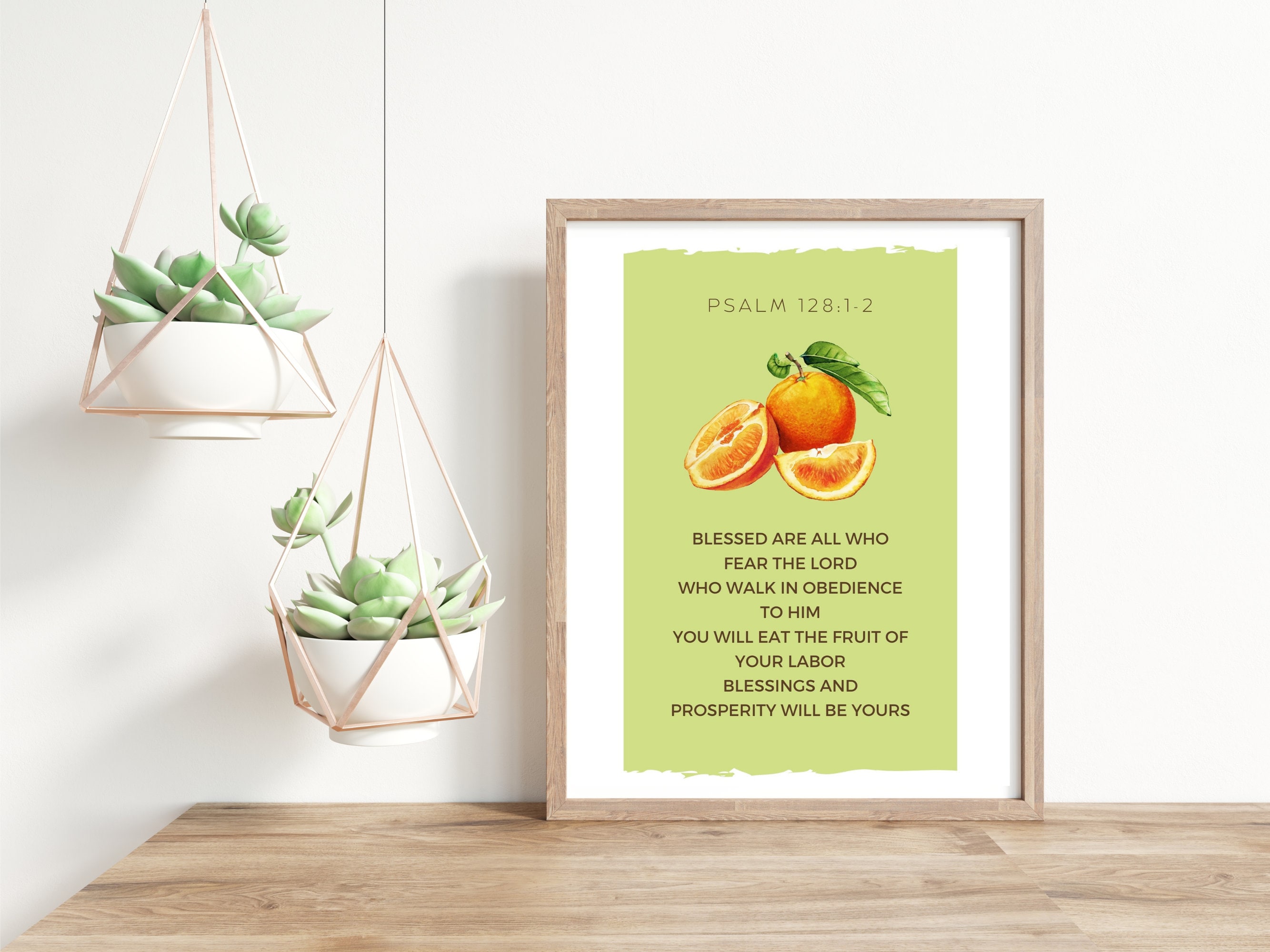 Psalm 128:1-2 Blessed Are All Who Fear the LORD, Who Walk in Obedience ...