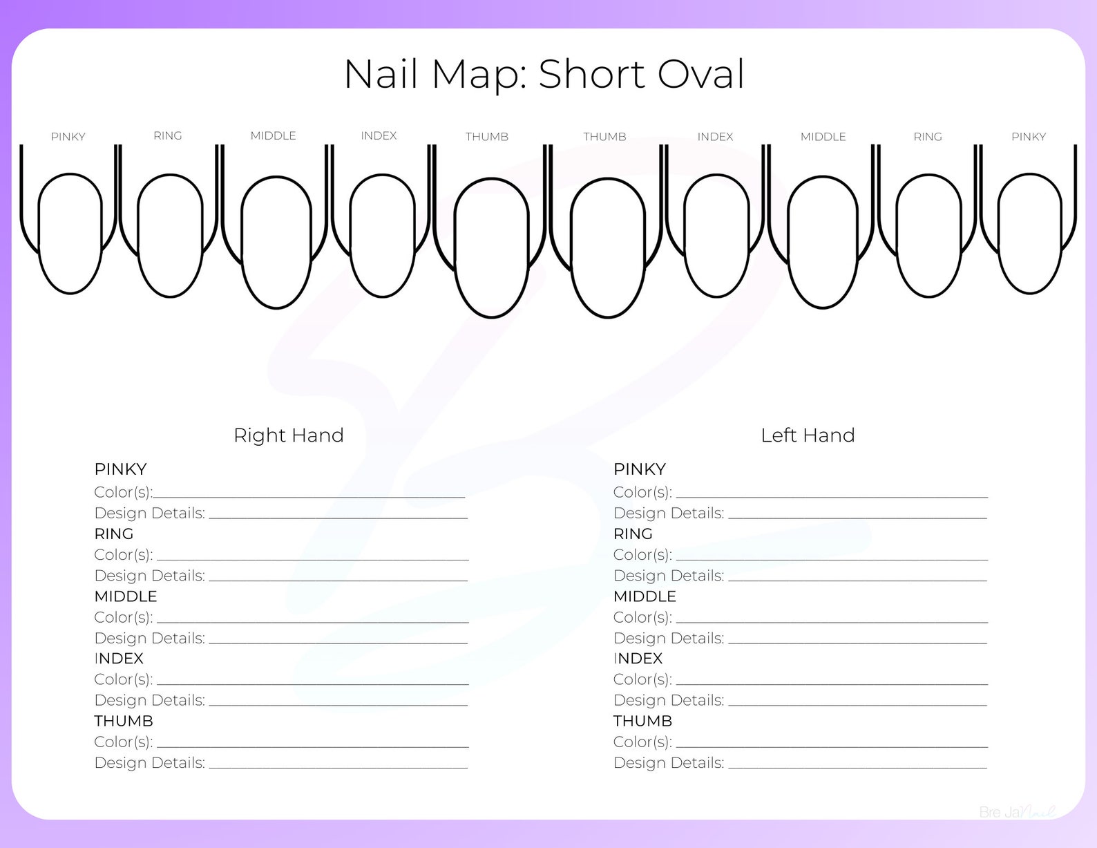 Nailing Life Nail Maps 2024 EDITION Print-outs - Etsy